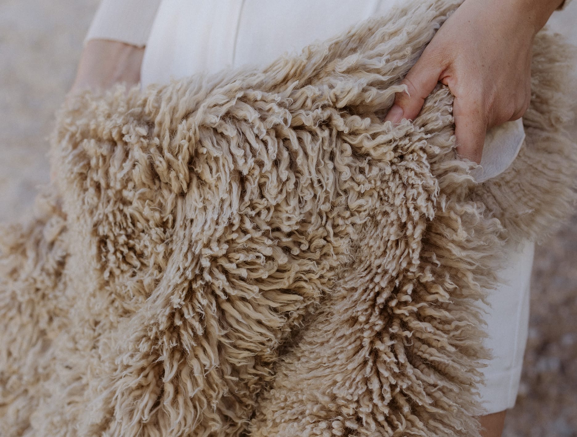New Zealand Extra Long Wool Sheepskin | Wilson & Dorset