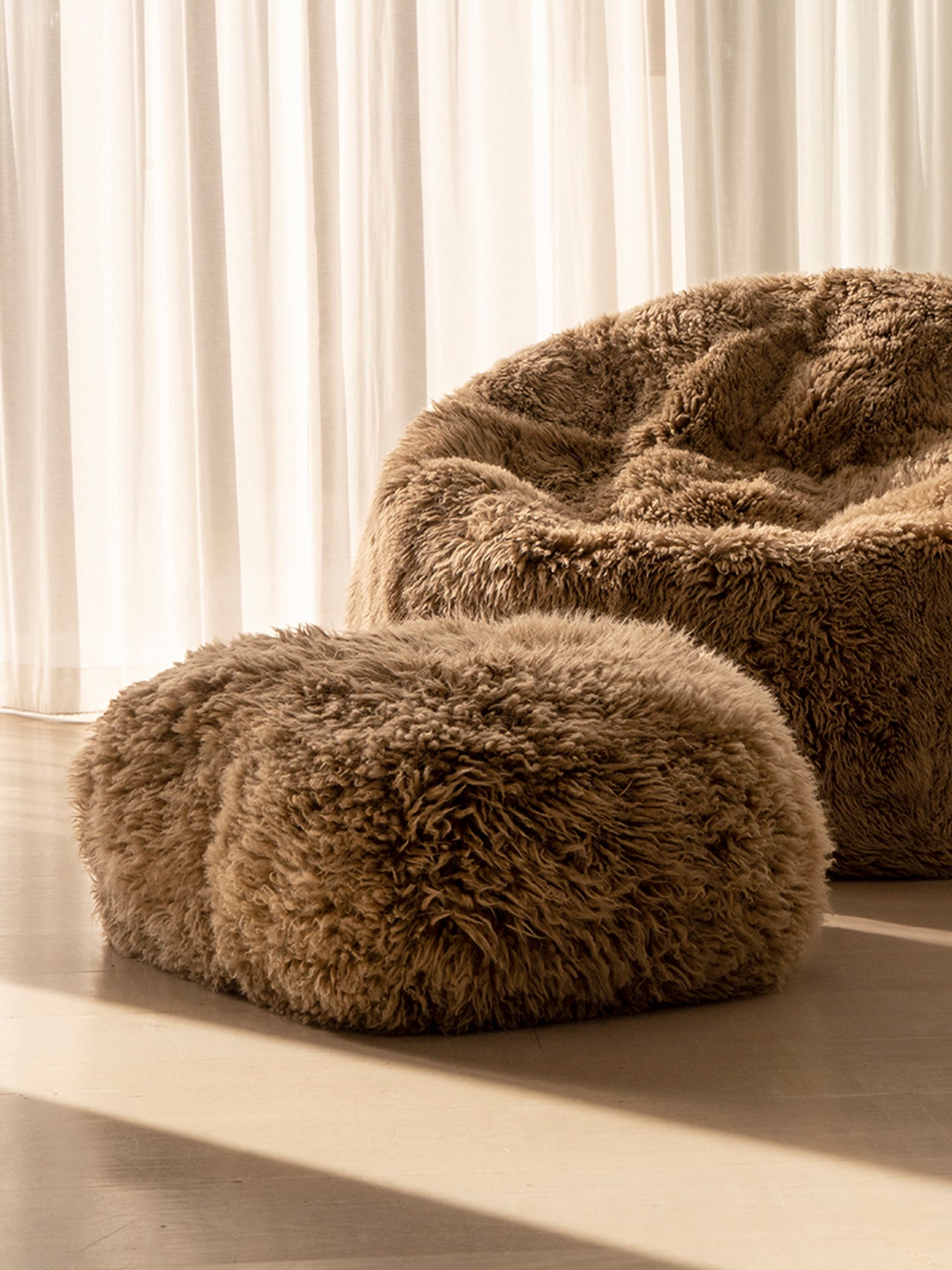 New Zealand Sheepskin Footstools | Wilson & Dorset